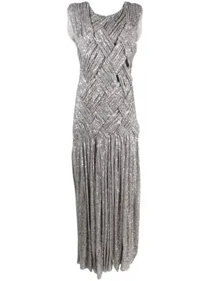 Atu Body Couture Metallic Evening Dresses