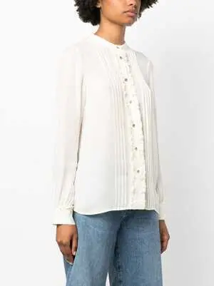 Michael Kors Ruffled Buttoned Shirt