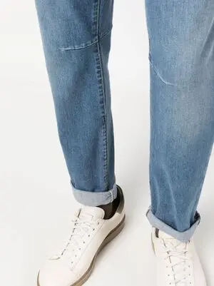 Brunello Cucinelli Low-rise Tapered-leg Jeans