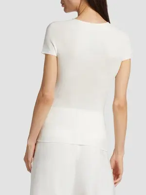 Giorgio Armani Cap-sleeve Knit Tee