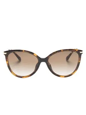 Michael Kors Tortoiseshell-effect Cat-eye Sunglasses - Brown