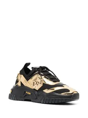 Philipp Plein Runner Hexagon Low-top Sneakers - Black