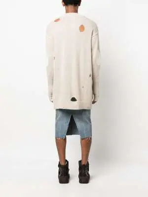 MAISON MARGIELA Distressed-effect Knitted Jumper