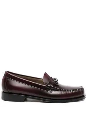 G.H.BASS Weejuns Lincoln Horsebit Loafers - Red