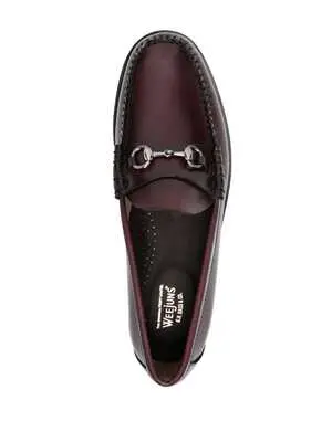 G.H.BASS Weejuns Lincoln Horsebit Loafers - Red