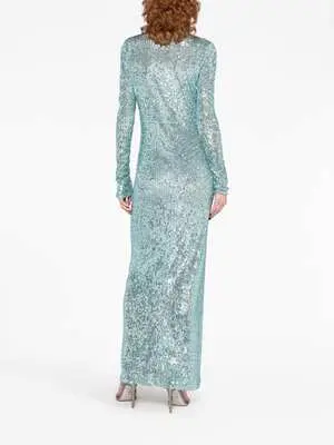 Nervi Sequin-embellished Maxi Dress