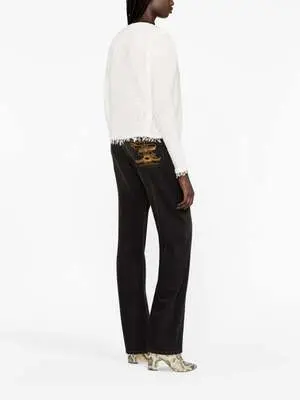 IRO PARIS Shavani Fringed Cotton Jacket - White