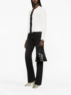 IRO PARIS Shavani Fringed Cotton Jacket - White