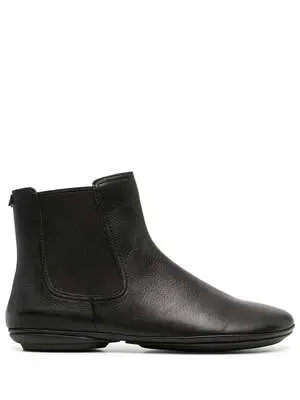 Camper Right Nina Leather Ankle Boots - Black