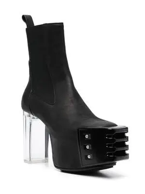 Rick Owens Luxor Grilled 130mm Ankle Boots