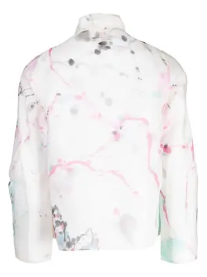 Shiatzy Chen Graphic-print Silk Jacket
