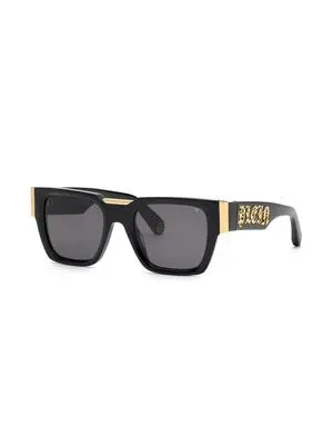 Philipp Plein Logo-plaque Square-frame Sunglasses