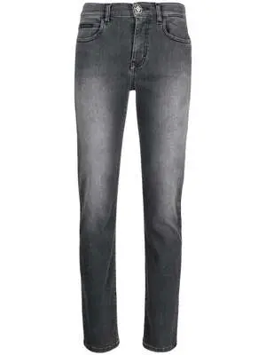 Philipp Plein Mid-rise Skinny Jeans - Grey