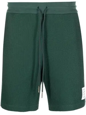 Thom Browne Waffle-effect Drawstring Shorts