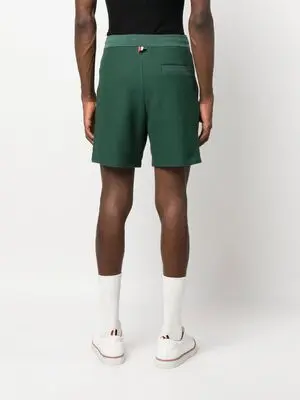 Thom Browne Waffle-effect Drawstring Shorts