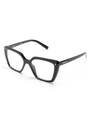 Prada Square Frame Glasses - Black