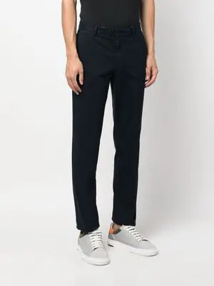 BOSS Slim-fit Cotton Chinos - Blue