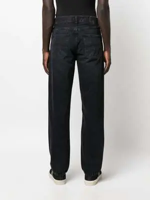 Nudie Jeans Rad Rufus Straight-leg Jeans - Black
