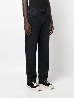 Nudie Jeans Rad Rufus Straight-leg Jeans - Black