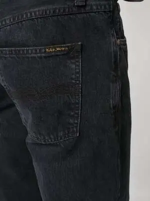 Nudie Jeans Rad Rufus Straight-leg Jeans - Black