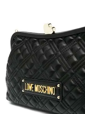 Moschino Logo-lettering Quilted Bag