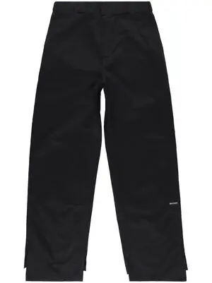 Palm Angels Sartorial Loose-fit Cotton Trousers - Black