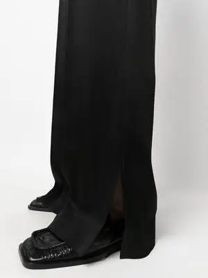 JIL SANDER Satin-finish Wide-leg Trousers