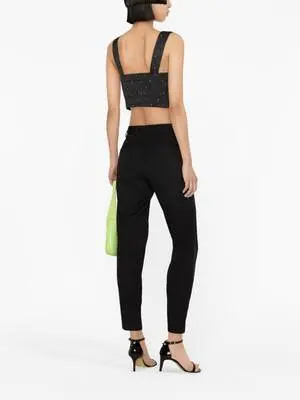 Moschino Crystal-embellished Corset Top