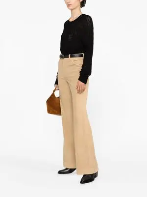 Etro Logo-embroidered Cable-knit Jumper - Black