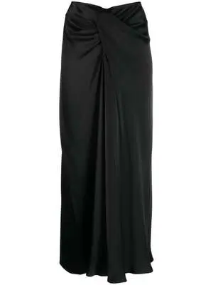 Stella McCartney Twist-detail Draped Midi Skirt