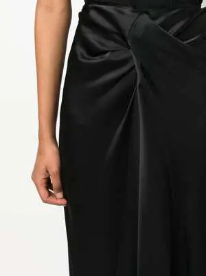 Stella McCartney Twist-detail Draped Midi Skirt