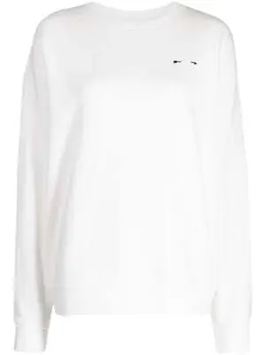 The Upside Saturn Logo Sweatshirt - White