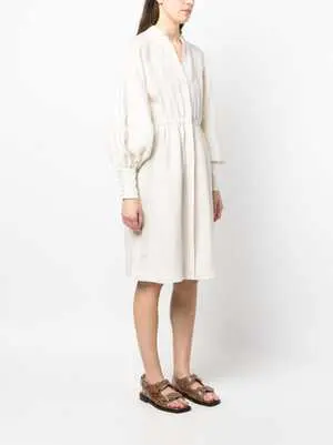 Eleventy Belted Linen Dress