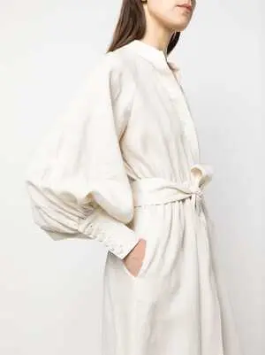 Eleventy Belted Linen Dress