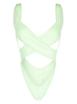 REINA OLGA Exotica Solid Swimsuit - Green
