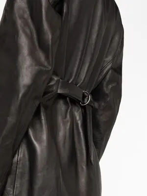 Magda Butrym Single-breasted Leather Jacket