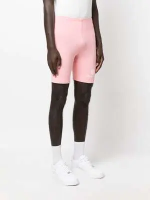 SPORTY & RICH Logo Cycling Shorts - Pink