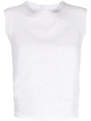 Shiatzy Chen Lace Vest - White