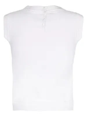 Shiatzy Chen Lace Vest - White