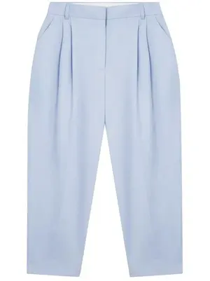 Stella McCartney Pleated Cropped Trousers
