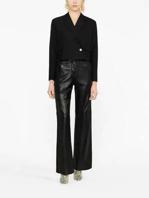 Maje Cropped Single-breasted Blazer