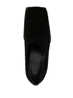 Eckhaus Latta 65mm Cowboy Leather Clogs
