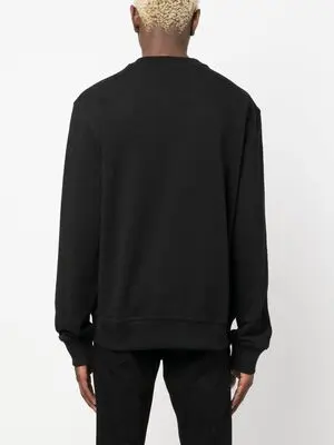 BOSS Logo Print Cotton Sweatshirt
