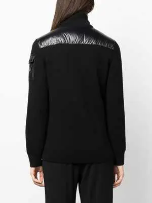 Moncler Panelled Jacket - Black