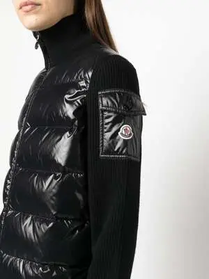 Moncler Panelled Jacket - Black