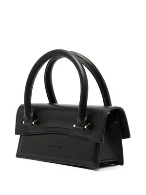Patrizia Pepe Fly Bamby Leather Bag - Black