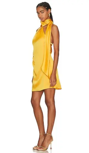 Simkhai Jade Mini Dress In Yellow