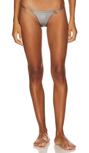 Miaou Itty Bitty Bikini Bottom In Slate