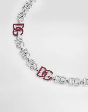 Dolce & Gabbana Chain Necklace With Dg Multi-logo
