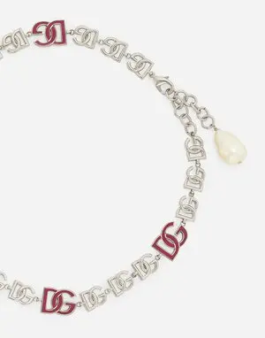 Dolce & Gabbana Chain Necklace With Dg Multi-logo